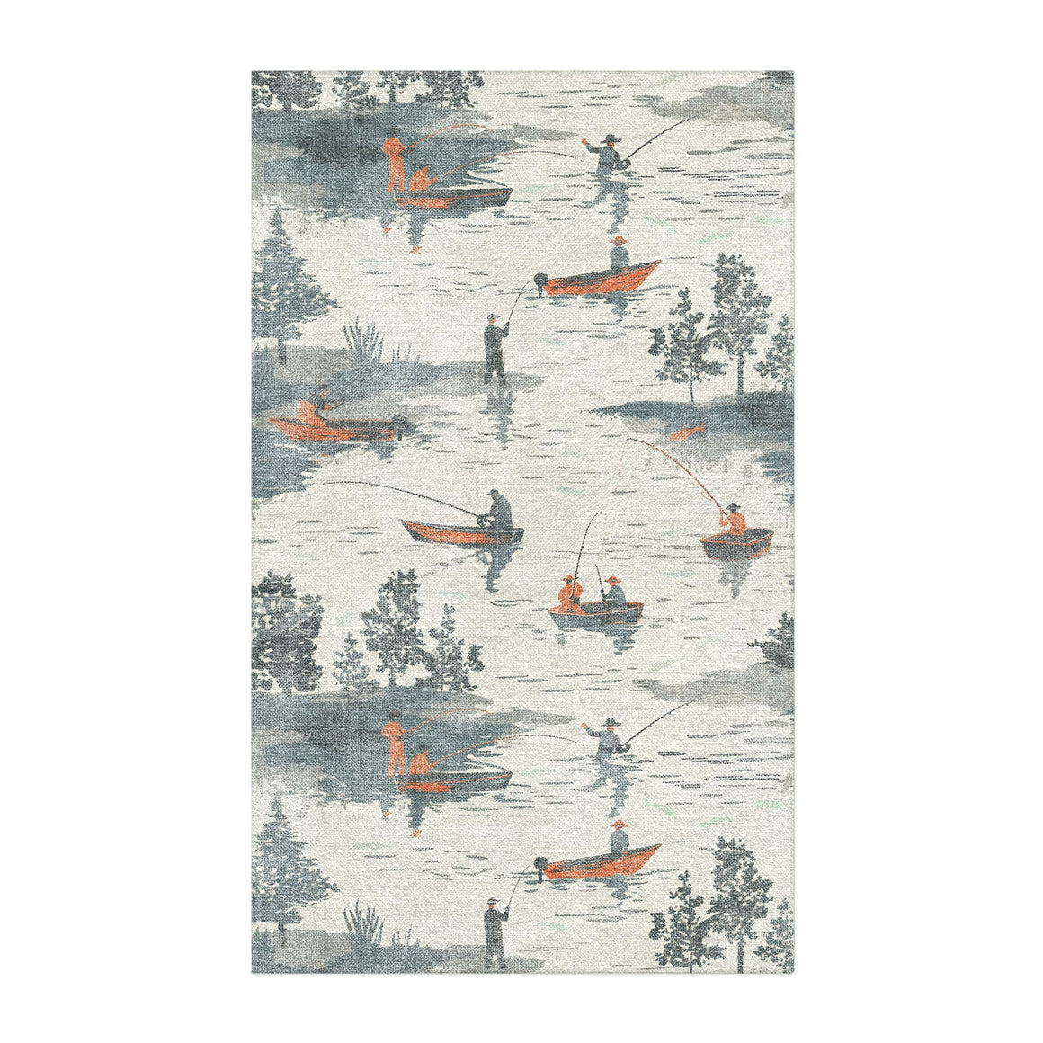 Gone Fishing Area Rug – Undrfoot Rugs