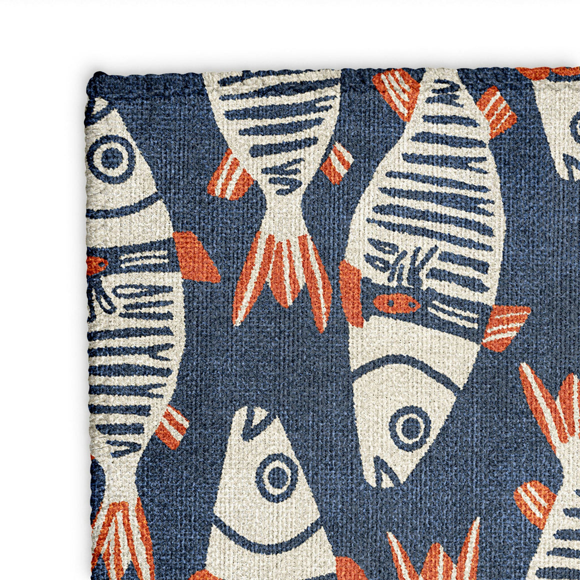 Tribal Fish Area Rug – Undrfoot Rugs