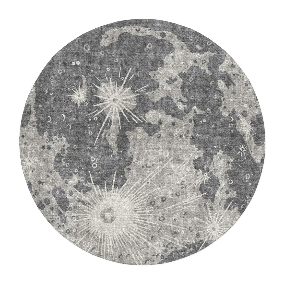 Moon Round Planet Area Rug – Undrfoot Rugs